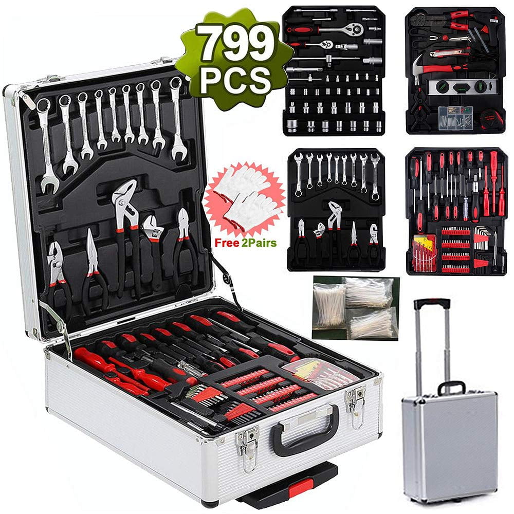 Levang 799 PCS Complete Tool Set Mechanics Wrenches Screwdriver Socket ...