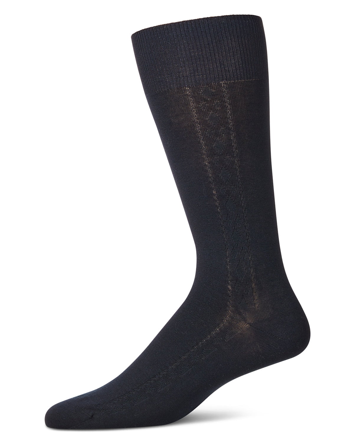 Levante Men's Clocking Diamond Single Pair Cotton Blend Crew Sock ...