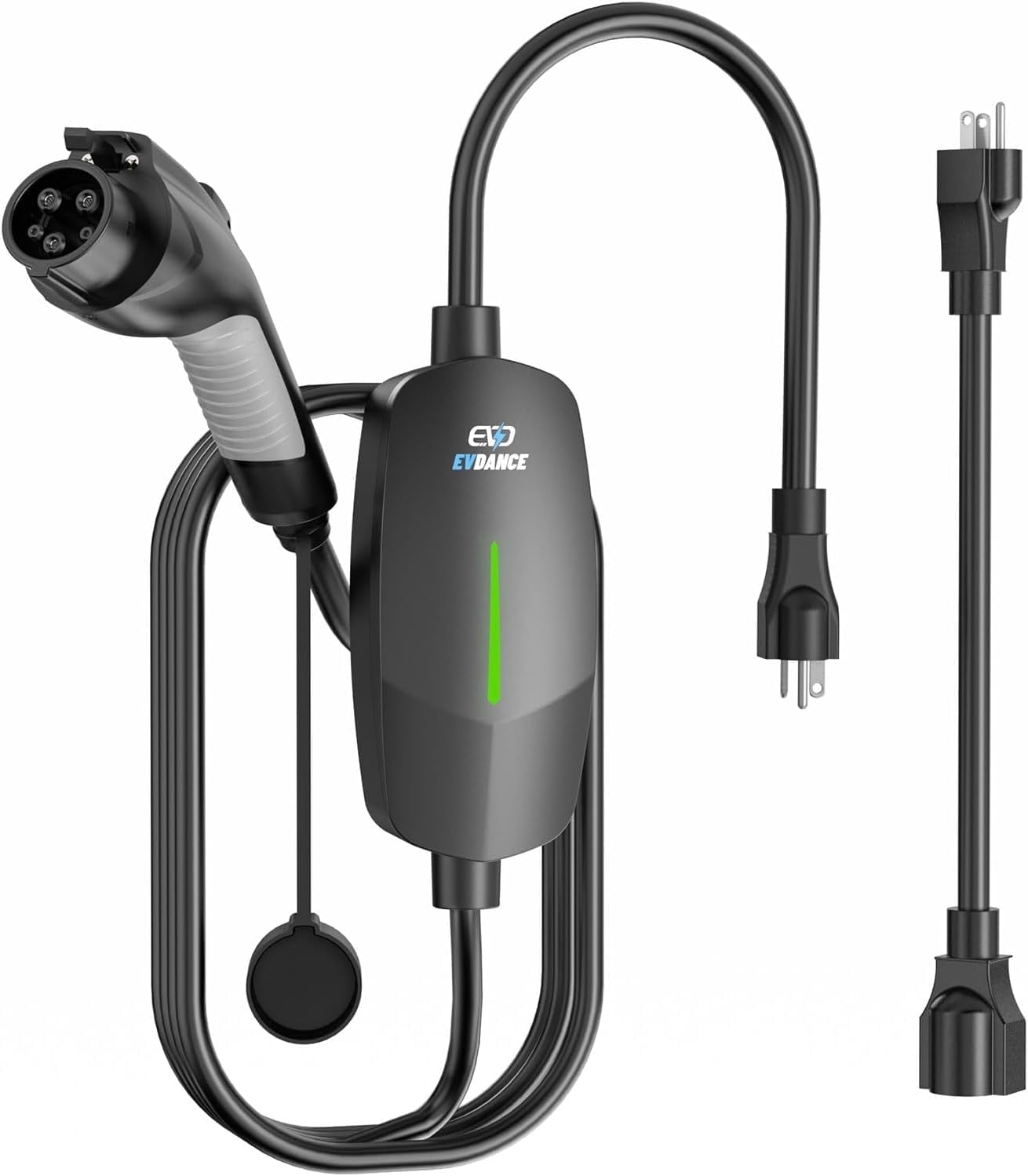 EVDANCE Level 1&2 EV Charger, Electric Vehicle Portable Charger with ...