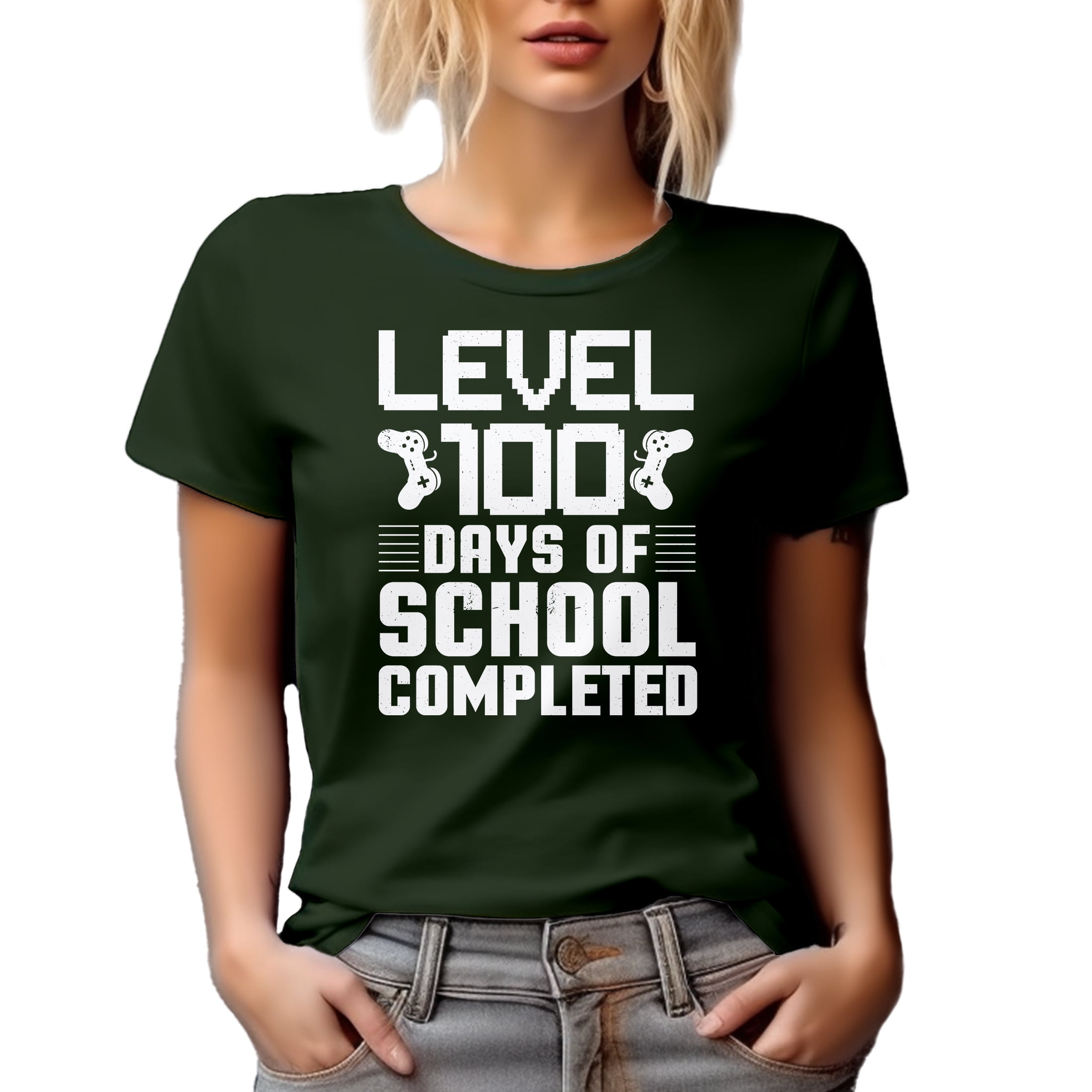 Level 100 Days of School Completed - Video Gamer Graduation Themed ...