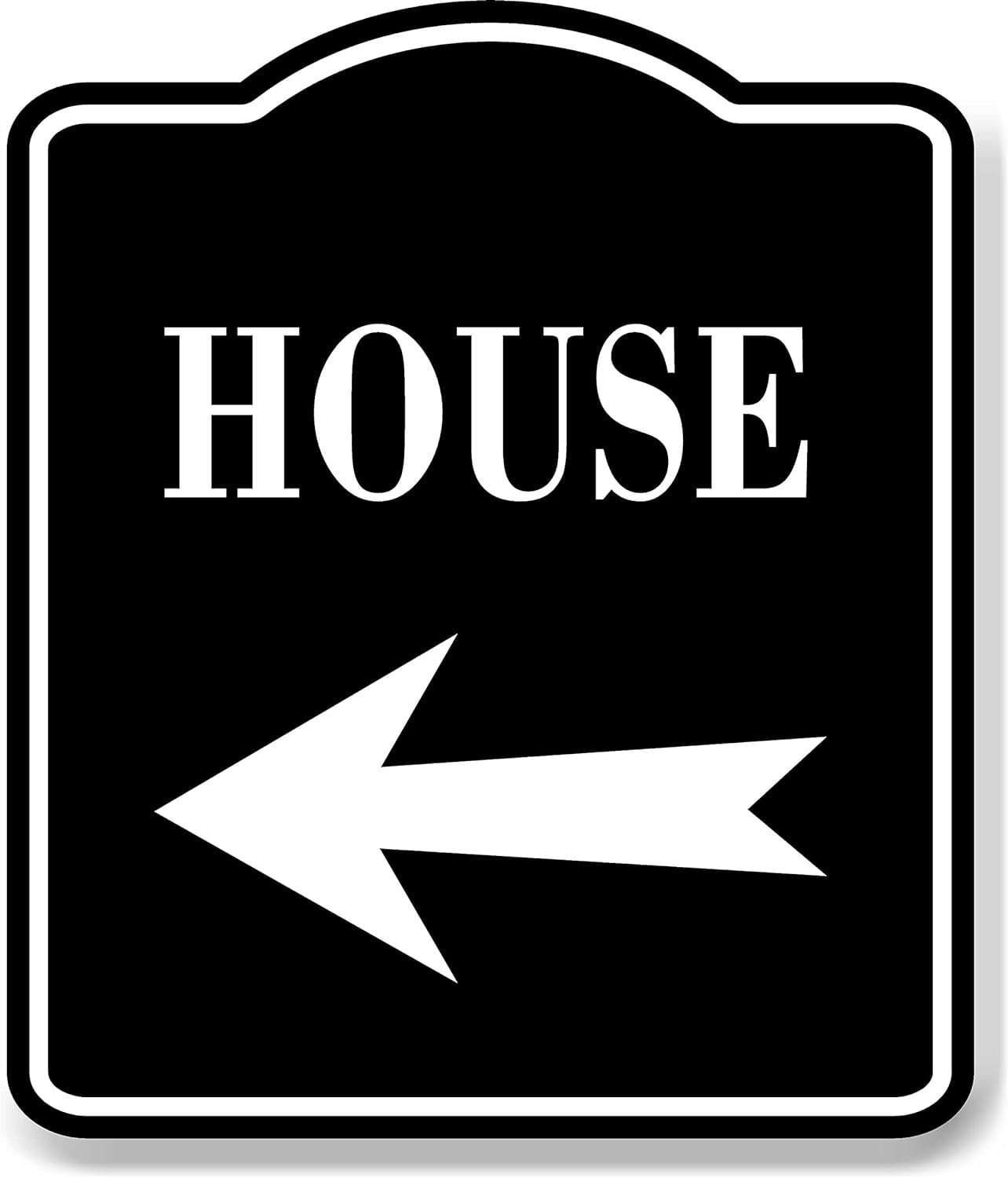 Level 13 Number Garage Building BLACK Aluminum Composite Sign, 8.5"x10 ...