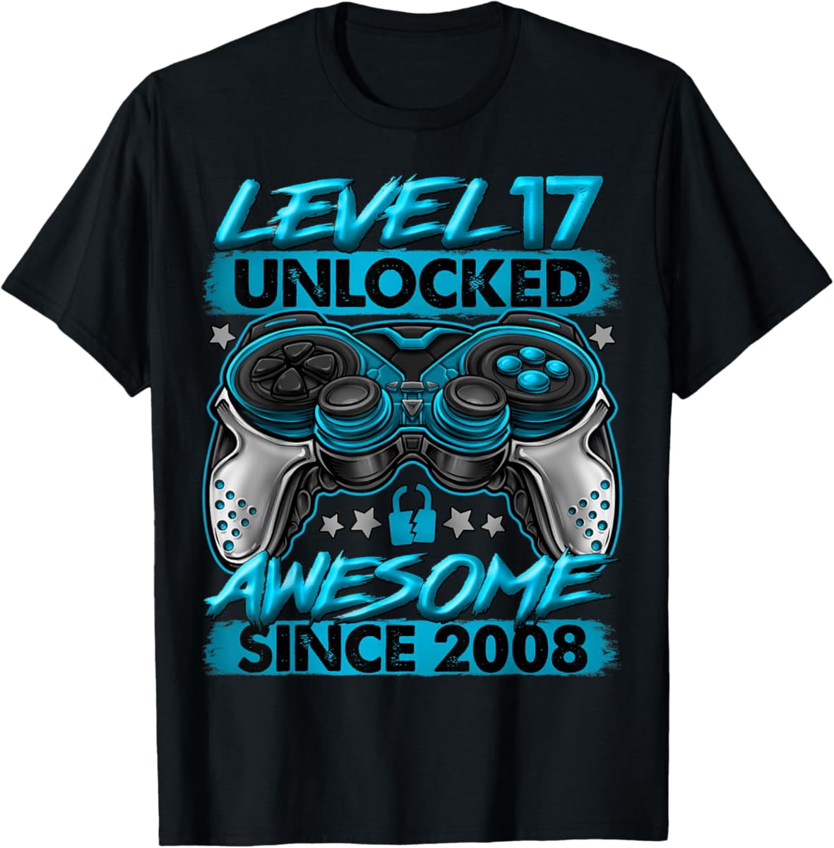 Level 17 Unlocked 17 Year Old Gifts 17Th Birthday Unisex Men Women T ...