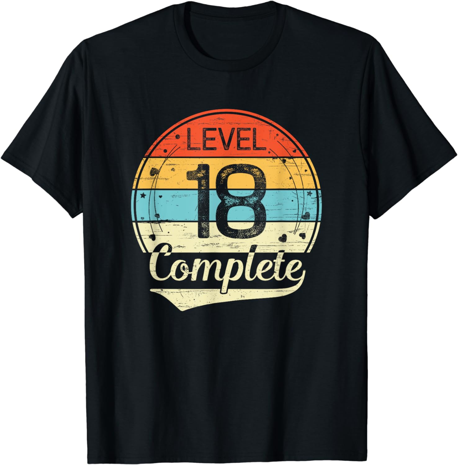 Level 18 Complete Retro 18th Wedding Anniversary T-Shirt - Walmart.com