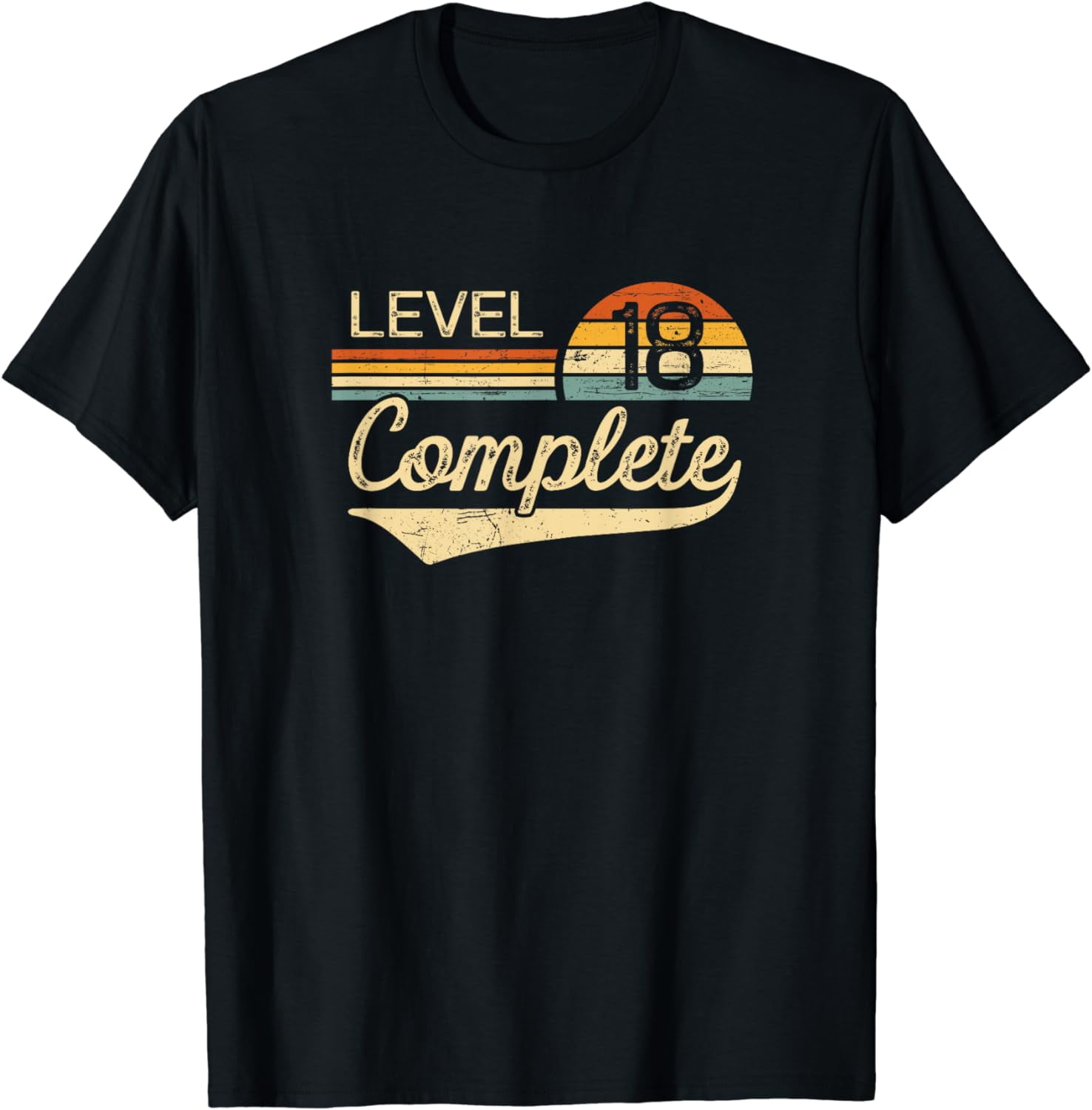 Level 18 Complete Vintage 18th Wedding Anniversary T-Shirt - Walmart.com