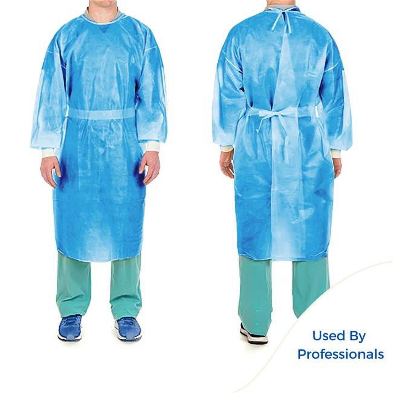Level 2 Disposable Isolation Gown, Blue - 54 in. - Walmart.com