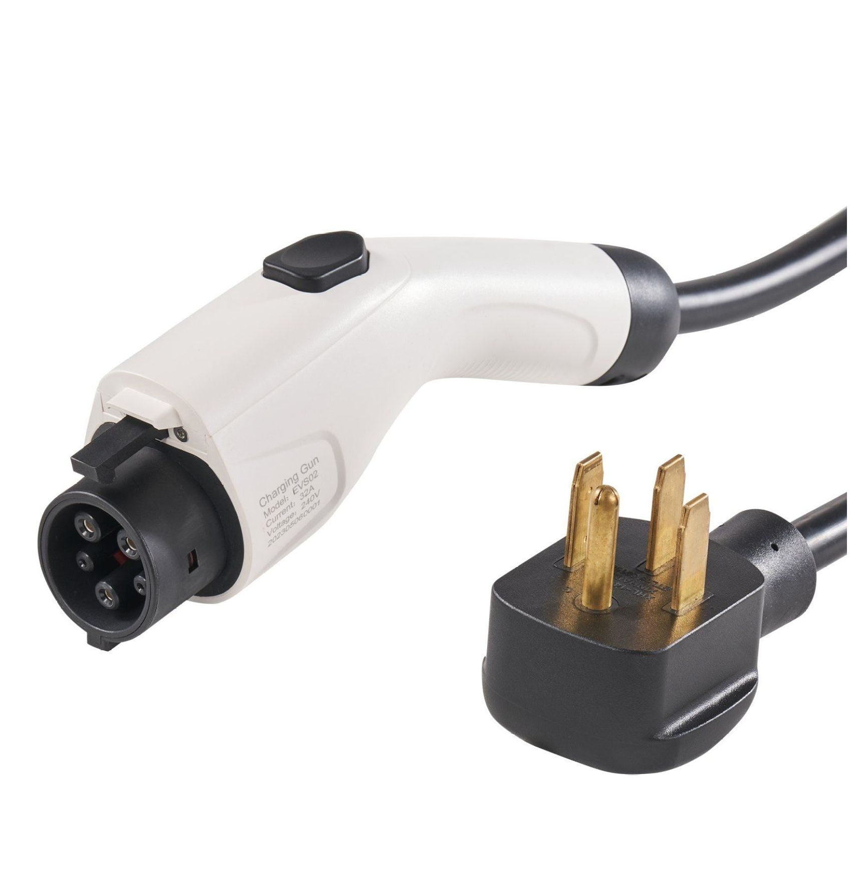 Level 2 EV Charger 32A 240V Portable, NEMA 14-50P, 28ft Cable ...