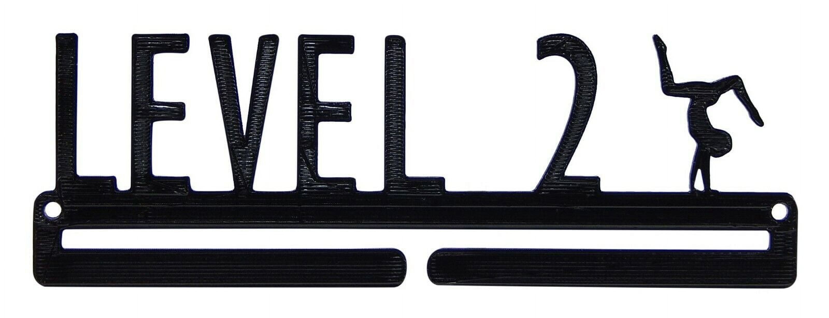 Level 2 Gymnastics Gymnasts Medal Sports Display Hanger Holder Rack for ...