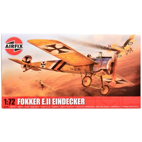 Level 2 Model Kit Fokker E.II Eindecker Fighter Aircraft 1/72 Plastic ...