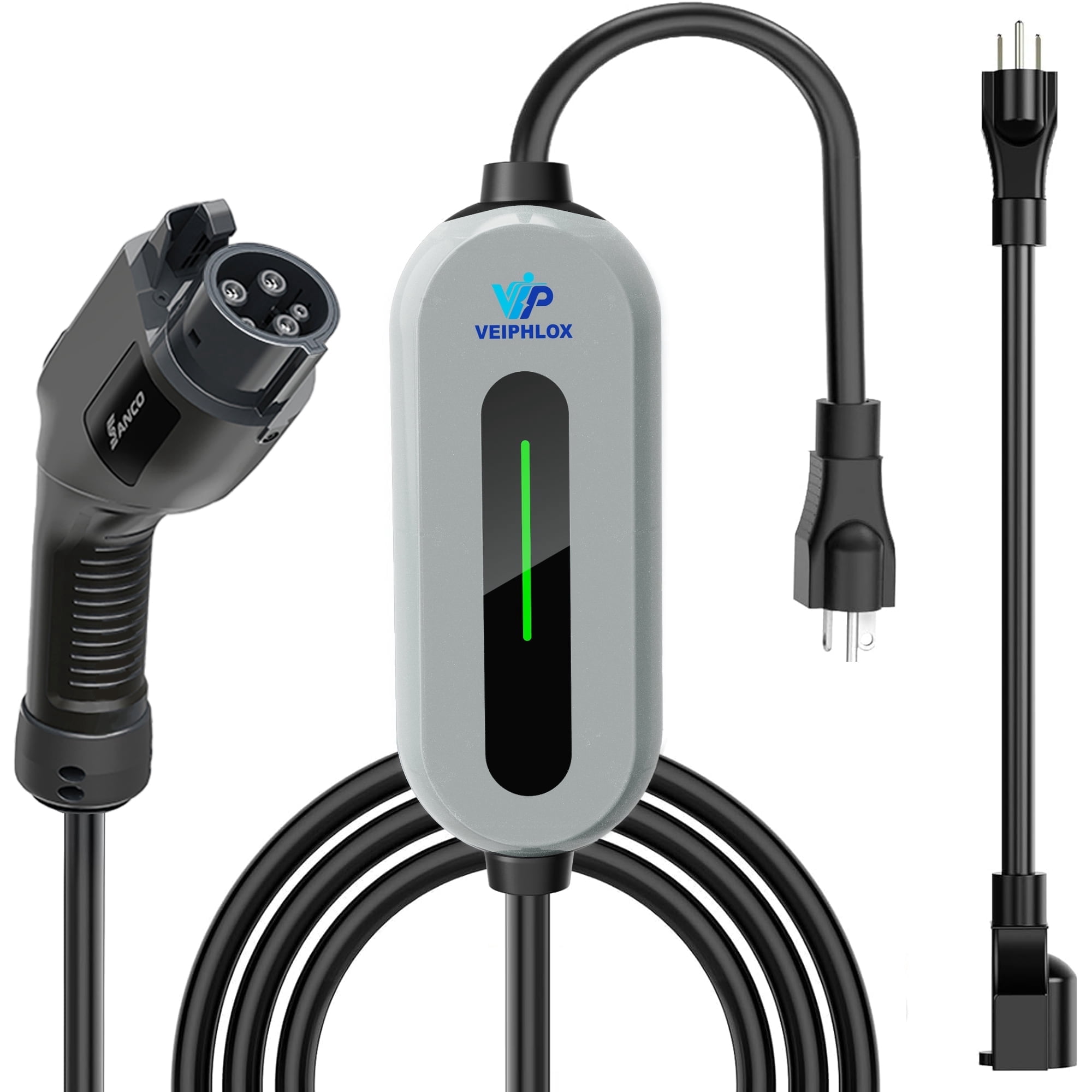 Level 2 ev charger, portable level 2 charger 240V 16Amp 3.8kW, Vehicle ...