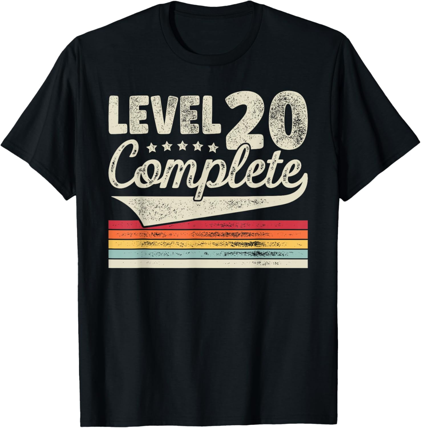Level 20 Complete Vintage 20th Wedding Anniversary T-Shirt - Walmart.com