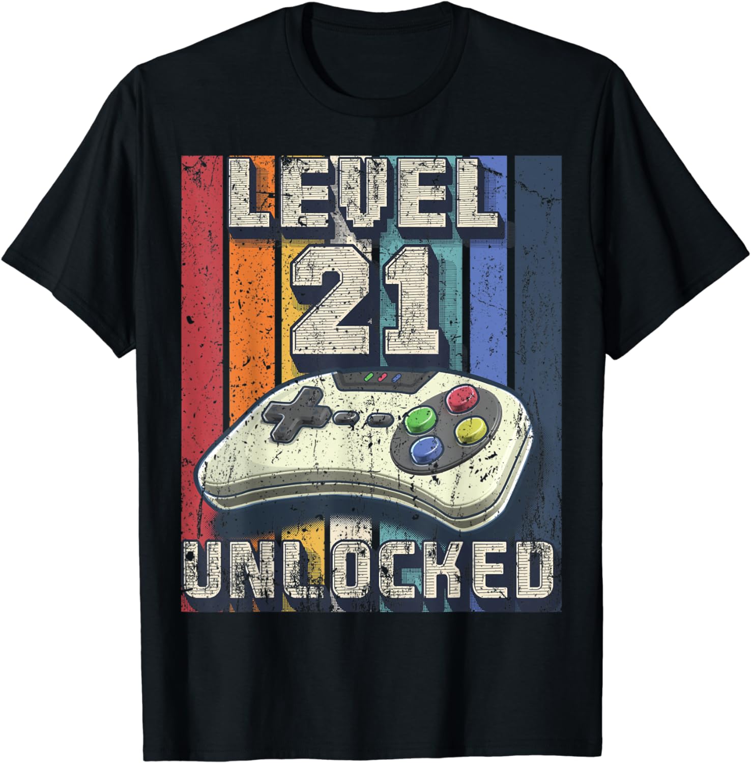 Level 21 Unlocked Video Game 21st Birthday Gamer Boys T-Shirt - Walmart.com