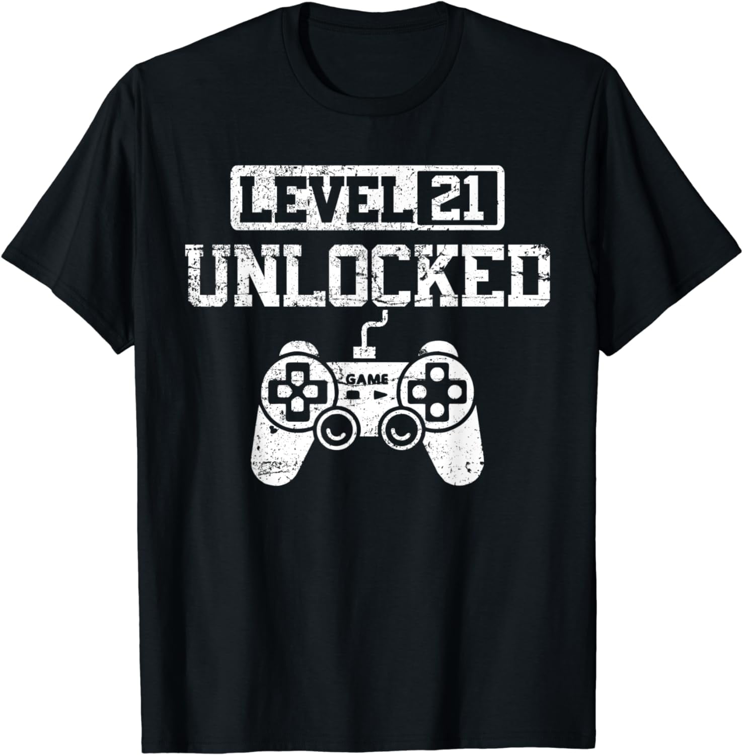 Level 21 Unlocked Vintage T-Shirt Celebrate 21st Wedding - Walmart.com