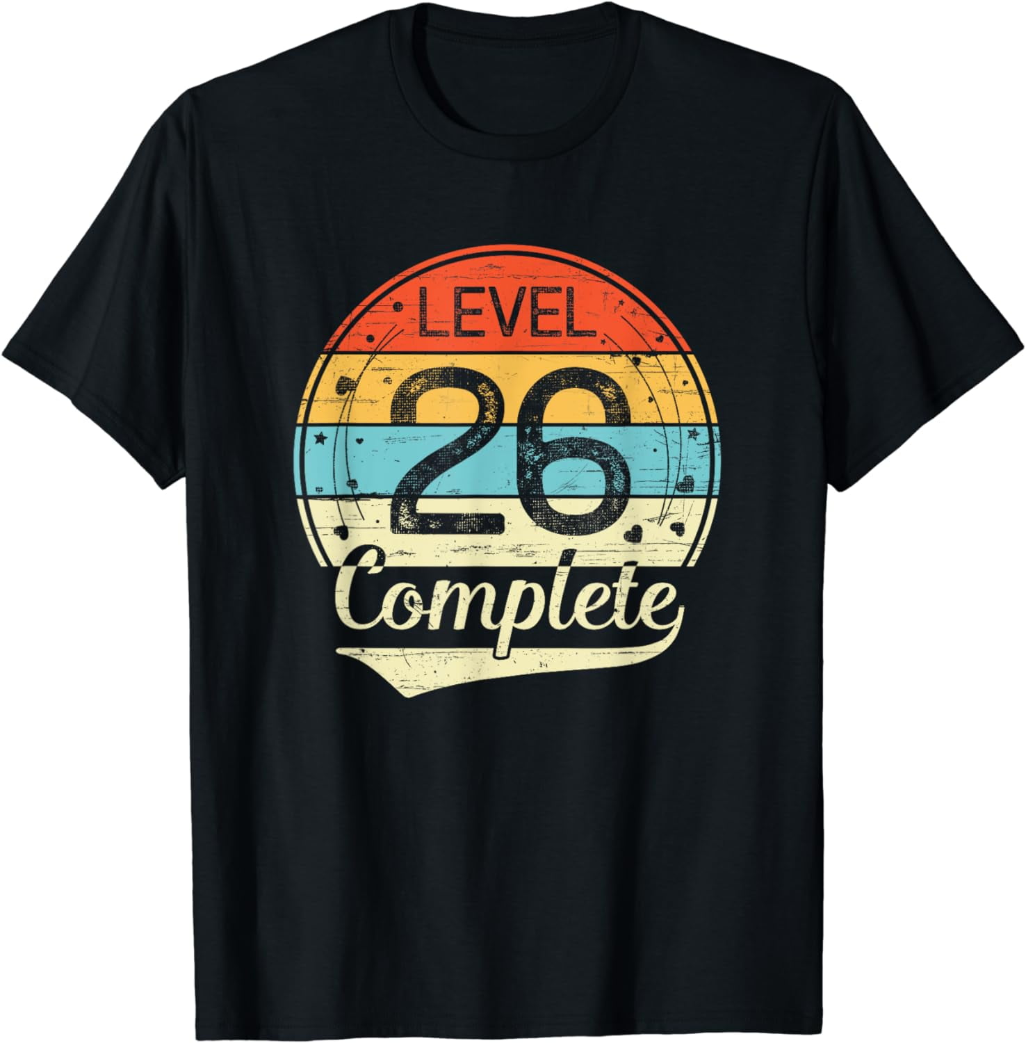 Level 26 Complete Retro 26th Wedding Anniversary T-Shirt - Walmart.com