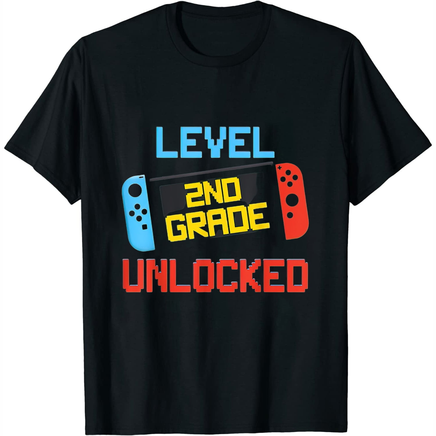 Level 2nd Grade Unlocked Back To School First Day Boy Kids Womens T ...