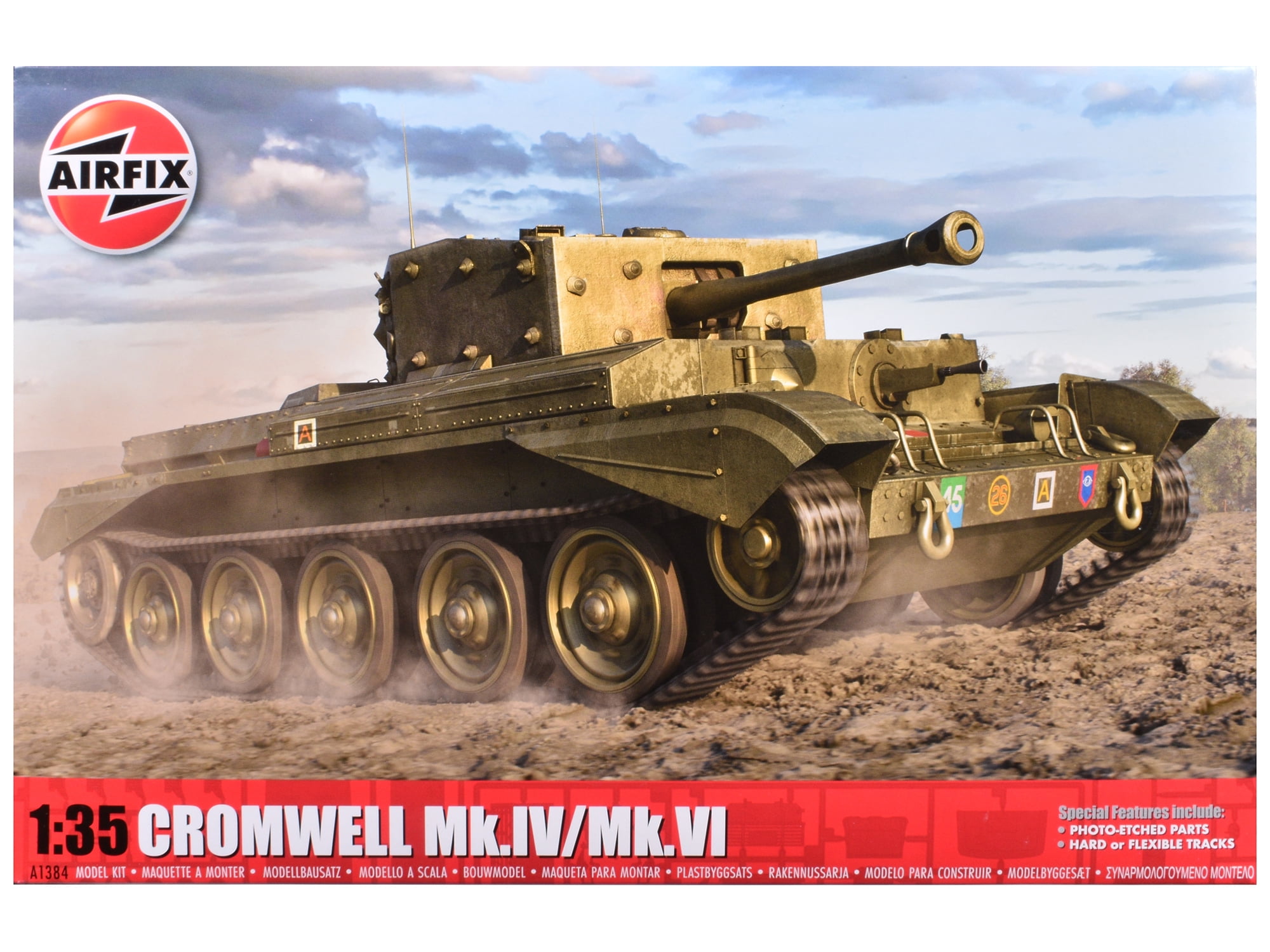 Level 3 Model Kit Cromwell Mk.IV / Mk.VI Cruiser Tank with 2 Scheme ...