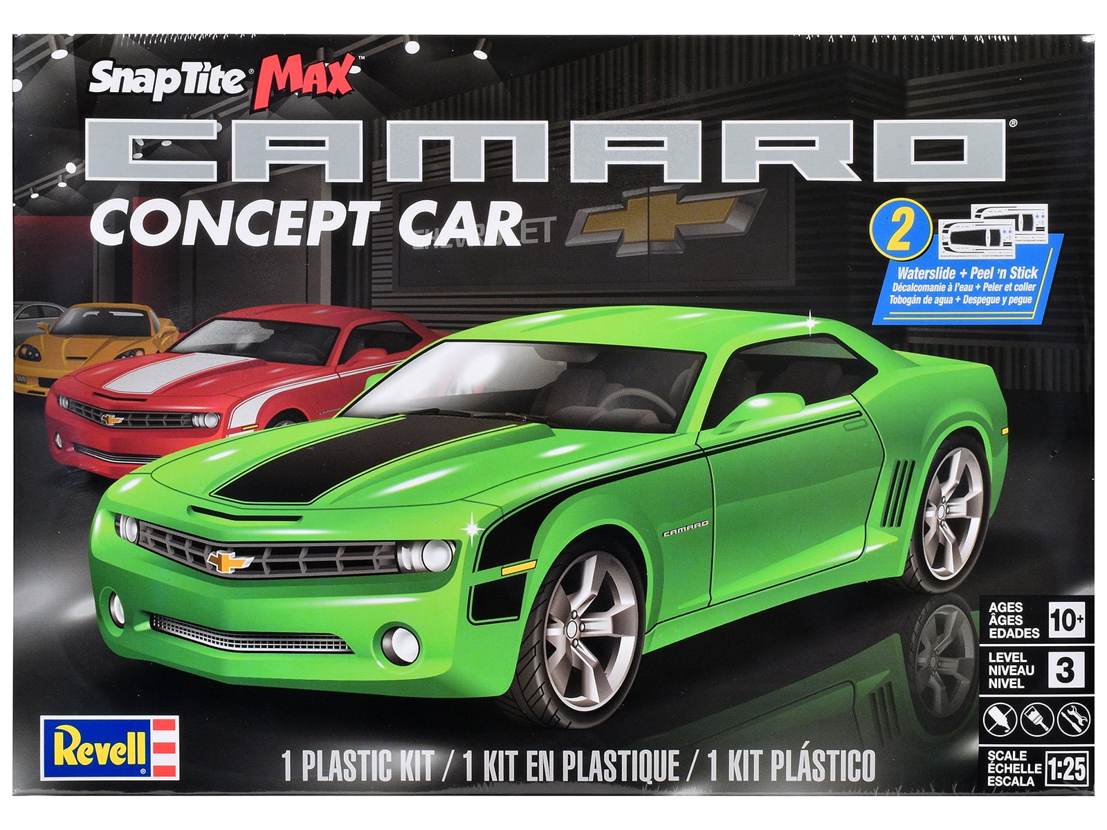 Level 3 Snap Tite Max Model Kit Chevrolet Camaro Concept Car 1/25 Scale ...
