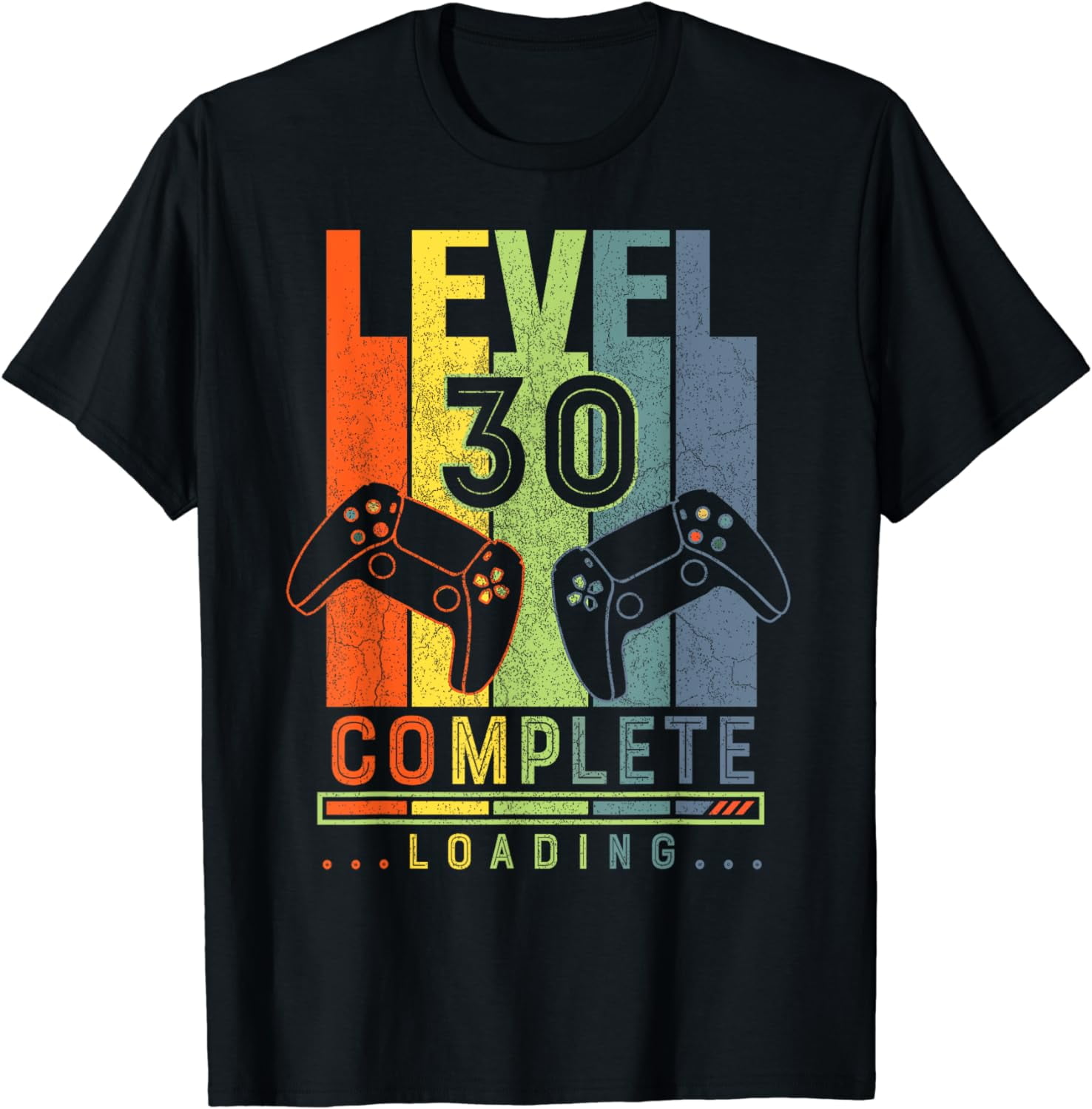 Level 30 Complete Gamer Gift 30 Years Wedding Anniversary T-Shirt ...
