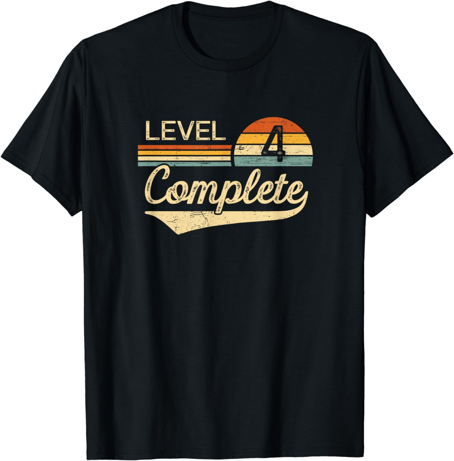 Level 4 Complete Vintage 4th Wedding Anniversary T-Shirt - Walmart.com