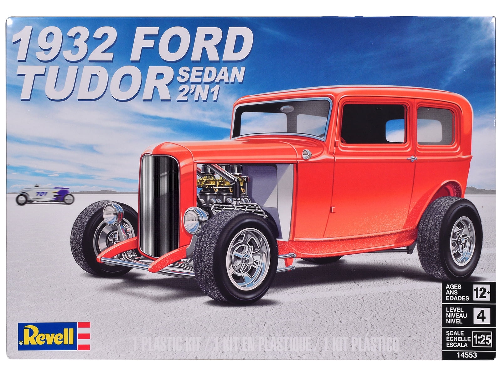 Level 4 Model Kit 1932 Ford Tudor Sedan 2-in-1 Kit 1/25 Scale Model by ...