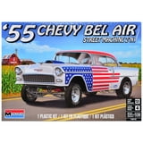 Level 4 Model Kit 1955 Chevrolet Bel Air Street Machine 2-in-1 Kit 1/24 ...