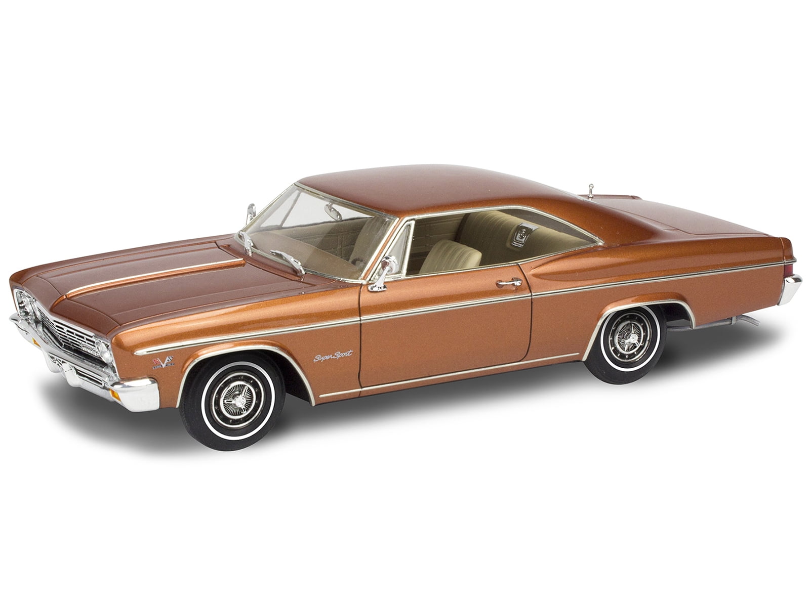 Level 4 Model Kit 1966 Chevrolet Impala SS 396 2-in-1 Kit 1/25 Scale ...