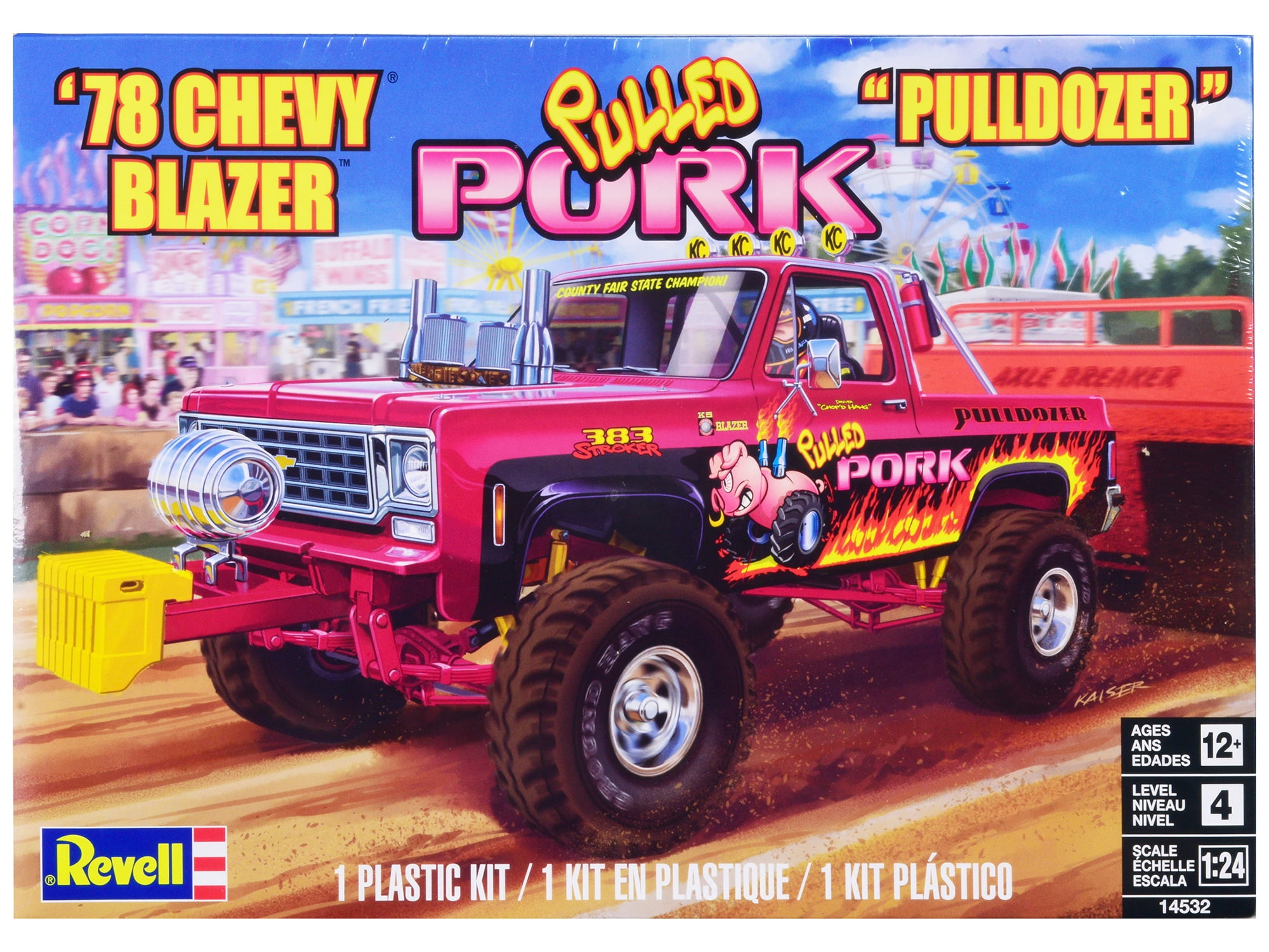 Level 4 Model Kit 1978 Chevrolet Blazer Pickup Truck "Pulled Pork ...