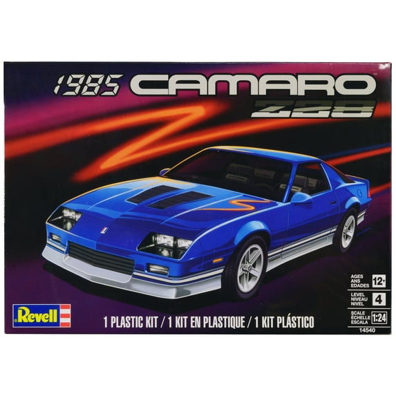 Level 4 Model Kit 1985 Chevrolet Camaro Z/28 1/24 Scale Model by Revell ...