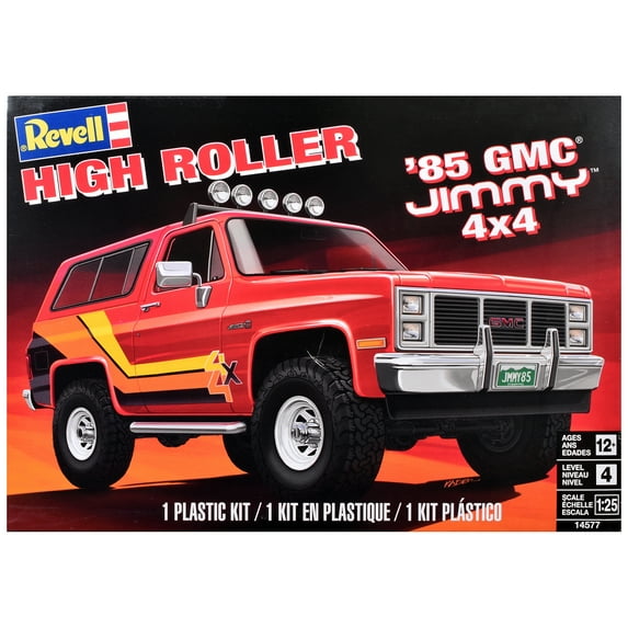 Level 4 Model Kit 1985 GMC Jimmy 4x4 "High Roller" 1/25 Scale Model by ...