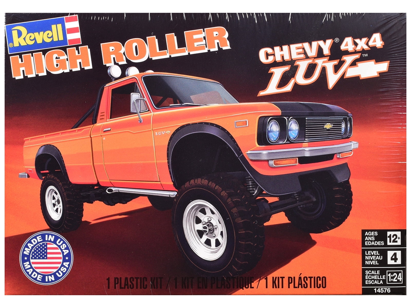 Level 4 Model Kit Chevrolet LUV 4x4 Pickup Truck "High Roller" 1/24 ...