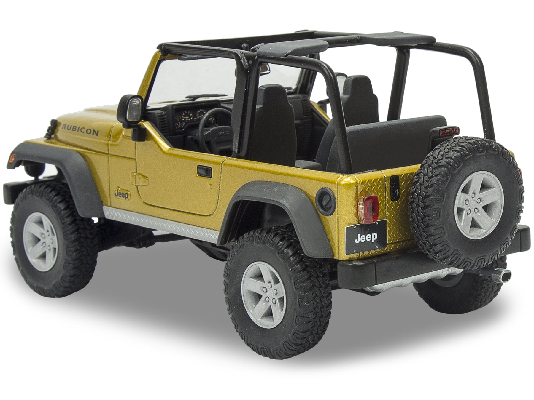 Level 4 Model Kit Jeep Wrangler Rubicon 1/25 Scale Model by Revell ...