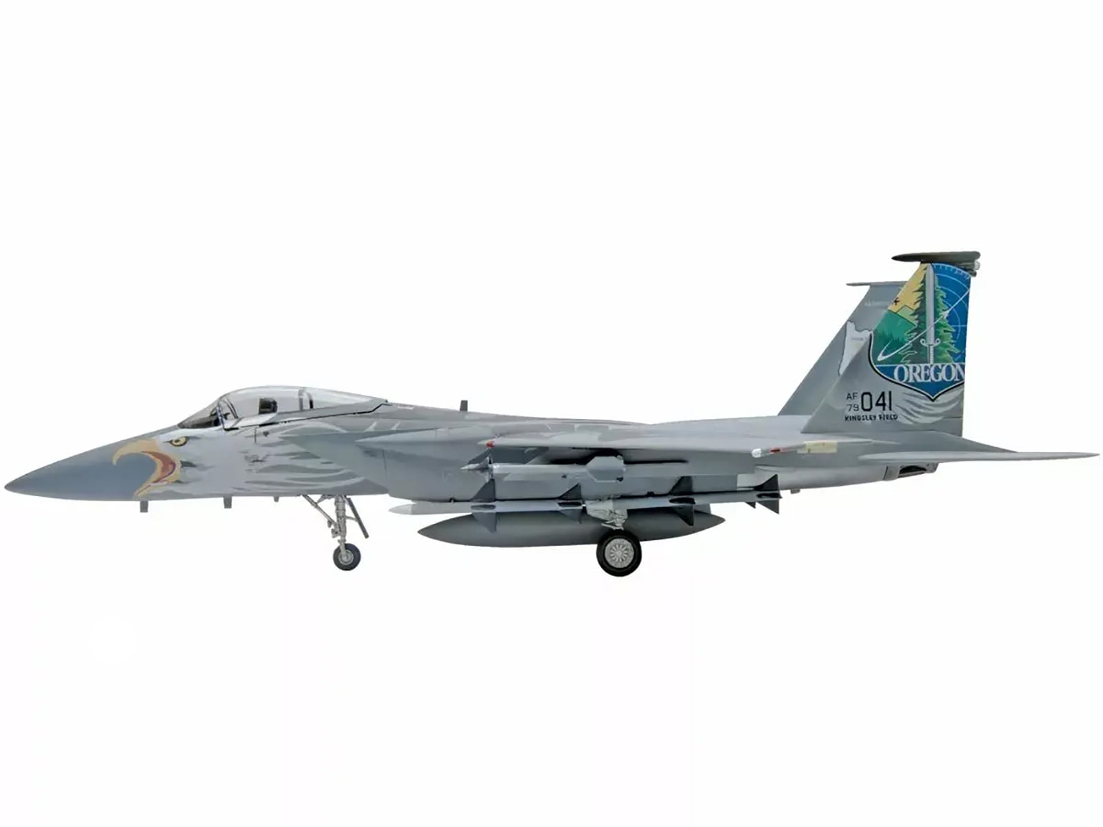 Level 4 Model Kit McDonnell Douglas F-15C Eagle Fighter Aircraft 1/48 ...