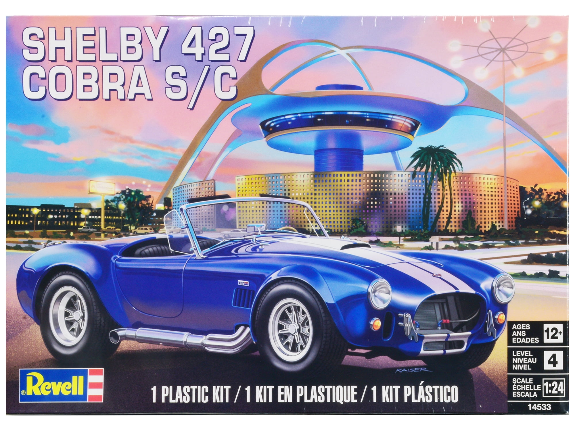 Level 4 Model Kit Shelby Cobra 427 S/C 1/24 Scale Model by Revell ...