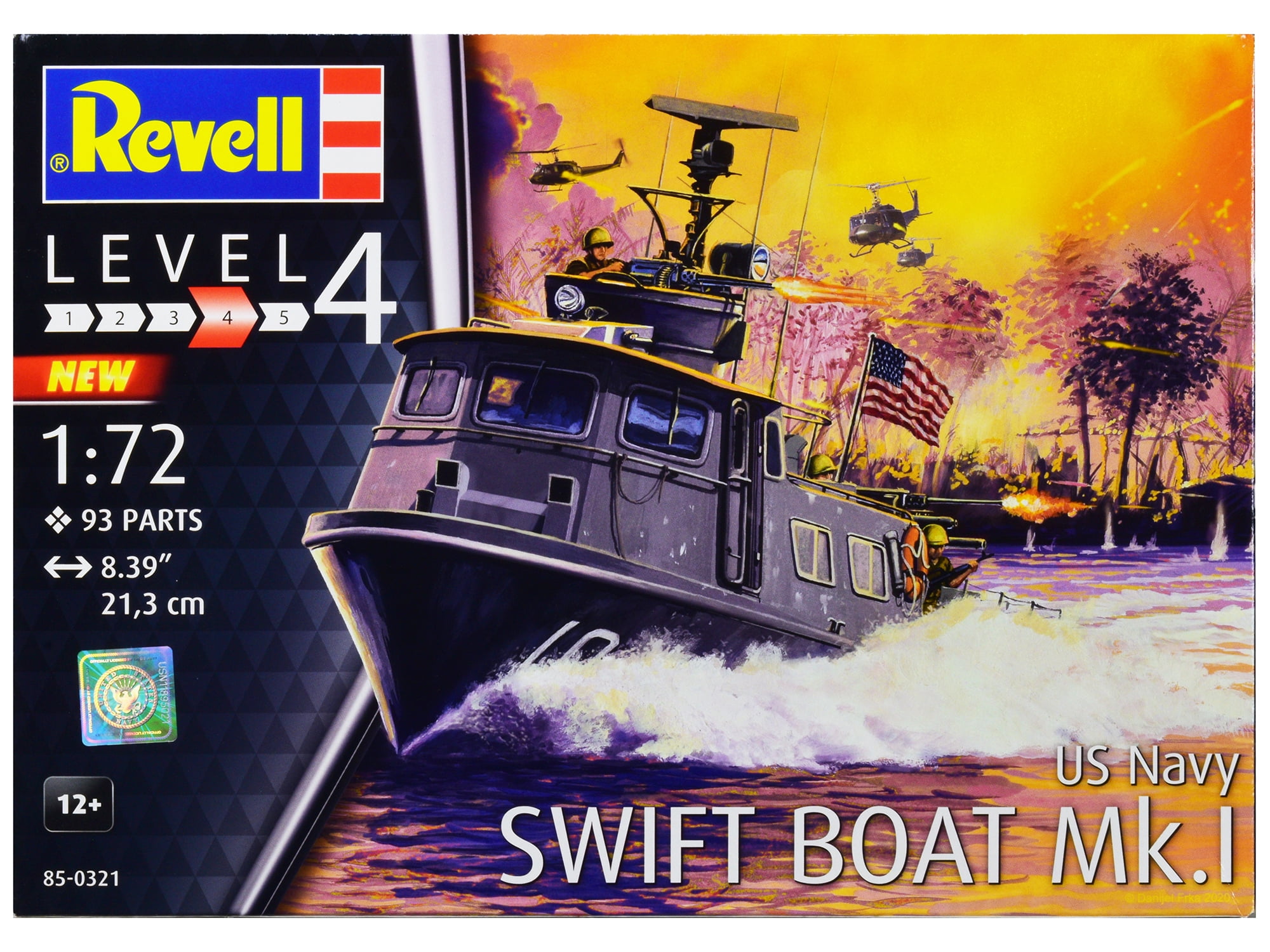 Level 4 Model Kit US Navy Swift Boat Mk.I 1/72 Scale Model by Revell ...