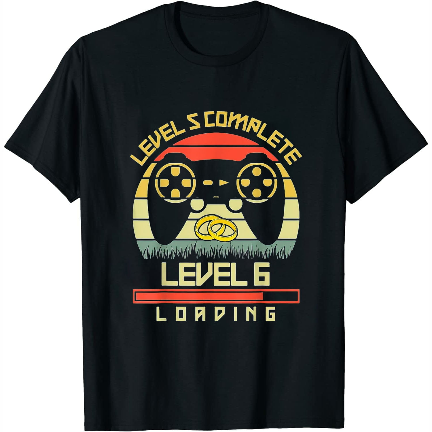 Level 5 Complete 6 Loading 5th Wedding Anniversary Couples Womens T ...