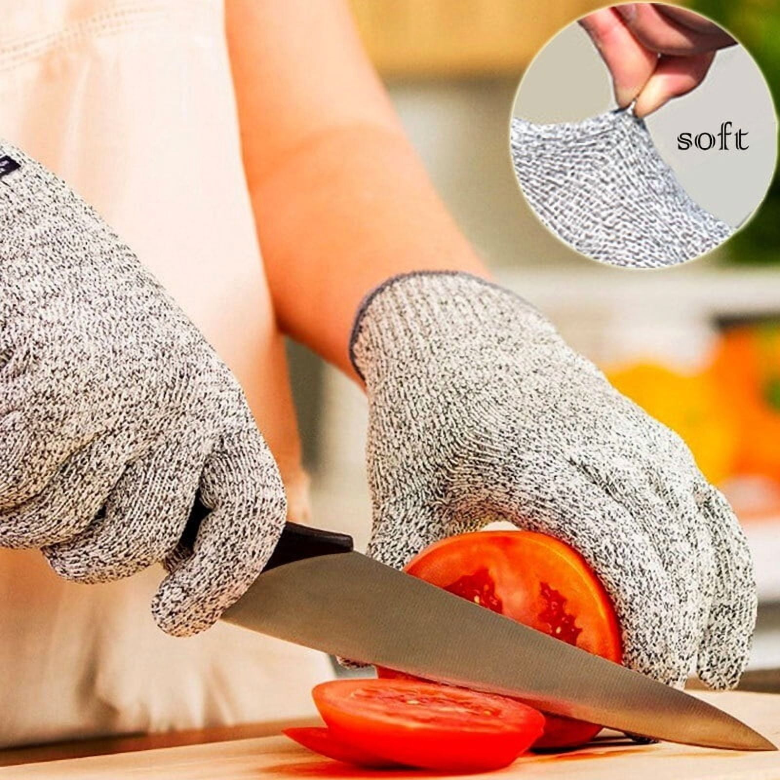 Level 5 Cut Resistant Safety Kitchen Cuts and Mesh Butcher Anti-Cut ...