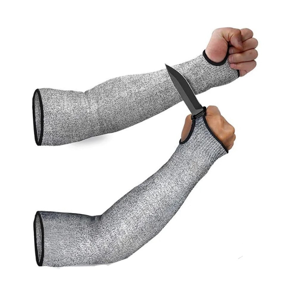 Level 5 HPPE Cut-resistant Sleeves, Protection for Chainsaw Work, Durable Work Safety Sleeves ...