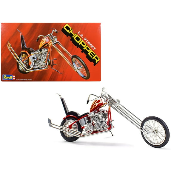 Level 5 Model Kit LA Street Chopper Motorcycle 1/8 Scale Model by ...