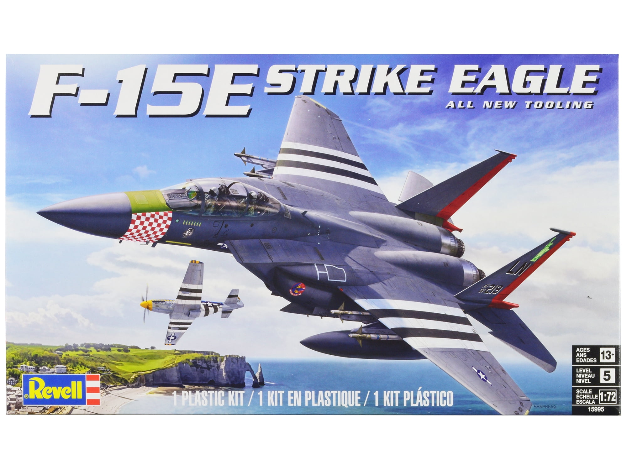 Level 5 Model Kit McDonnell Douglas F-15E Strike Eagle Aircraft 1/72 ...