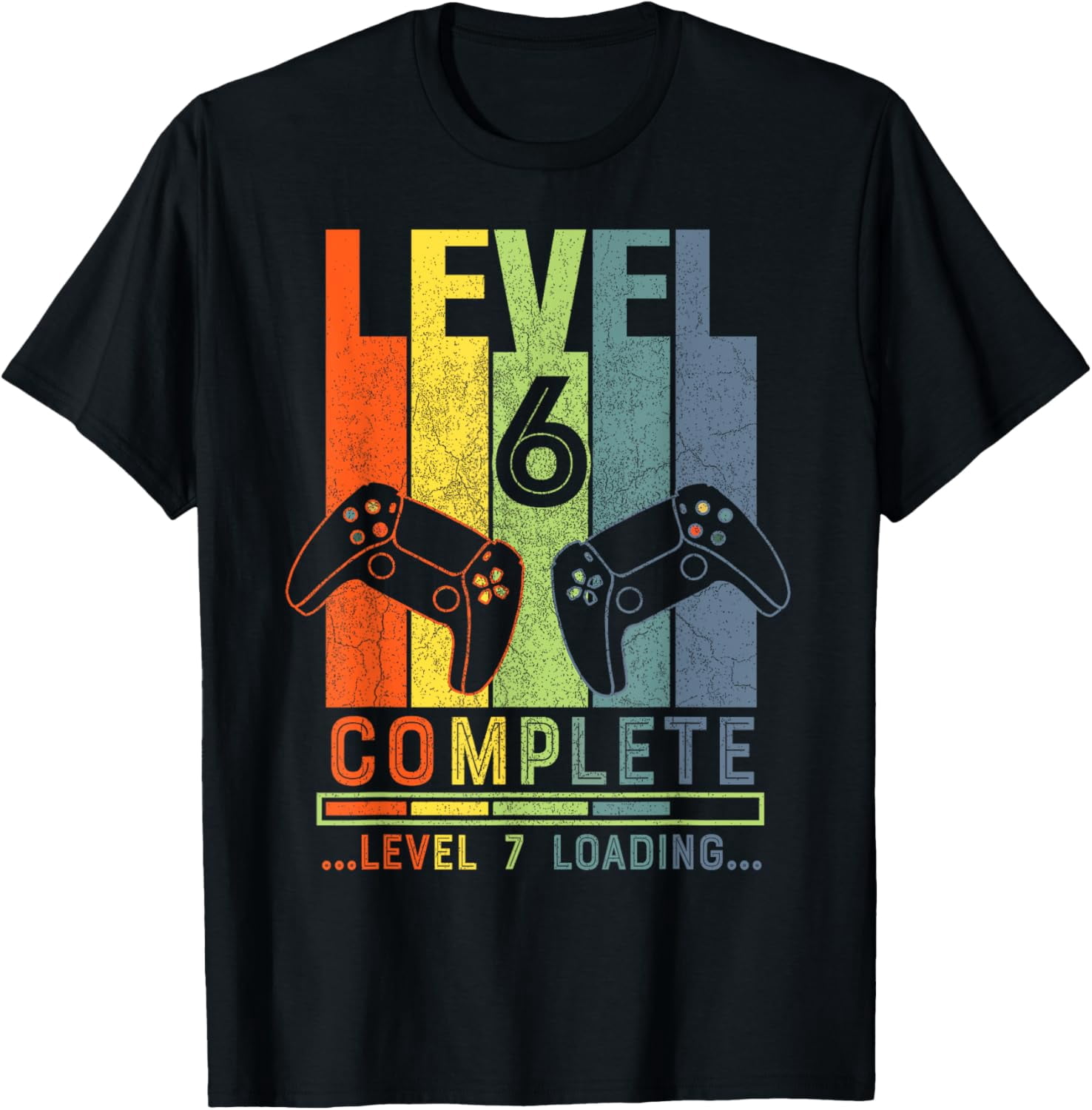 Level 6 Complete Gamer Gift 6 Years Wedding Anniversary T-Shirt ...