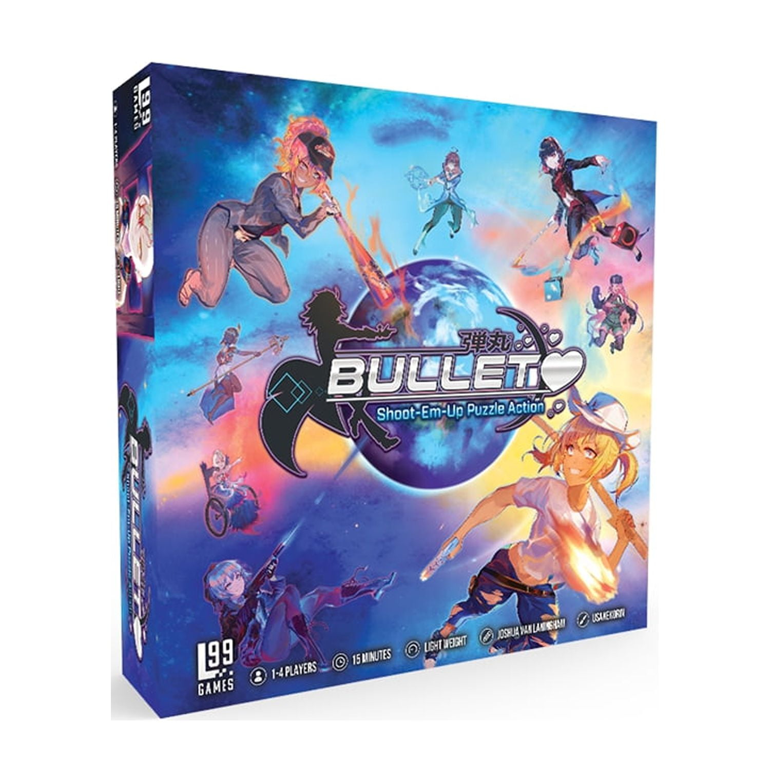 Level 99 Games Bullet Shoot-Em-Up Puzzle action Board Game - Walmart.com