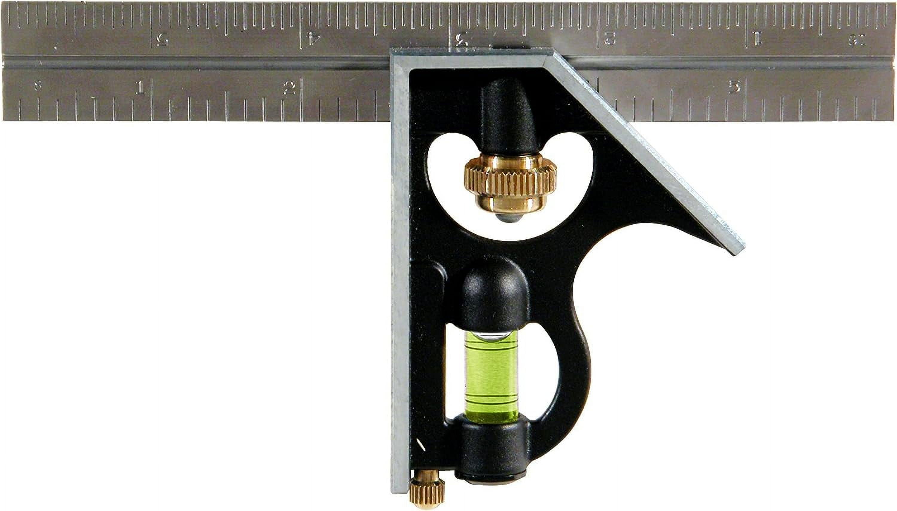 Level E255 6-Inch Pocket Combination Square With Etched Stainless Steel ...