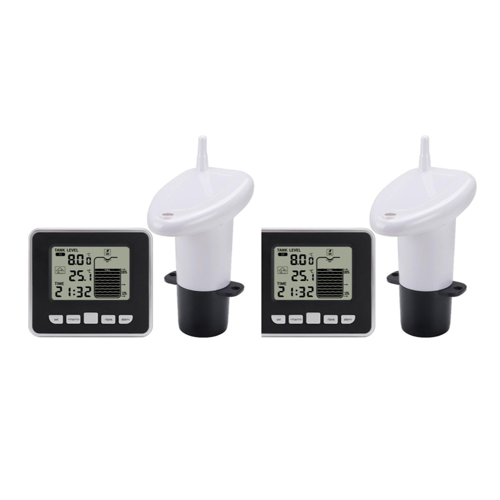 Level Indicator Ultrasonic Level Gauge Water Tank Liquid Depth Gauge ...