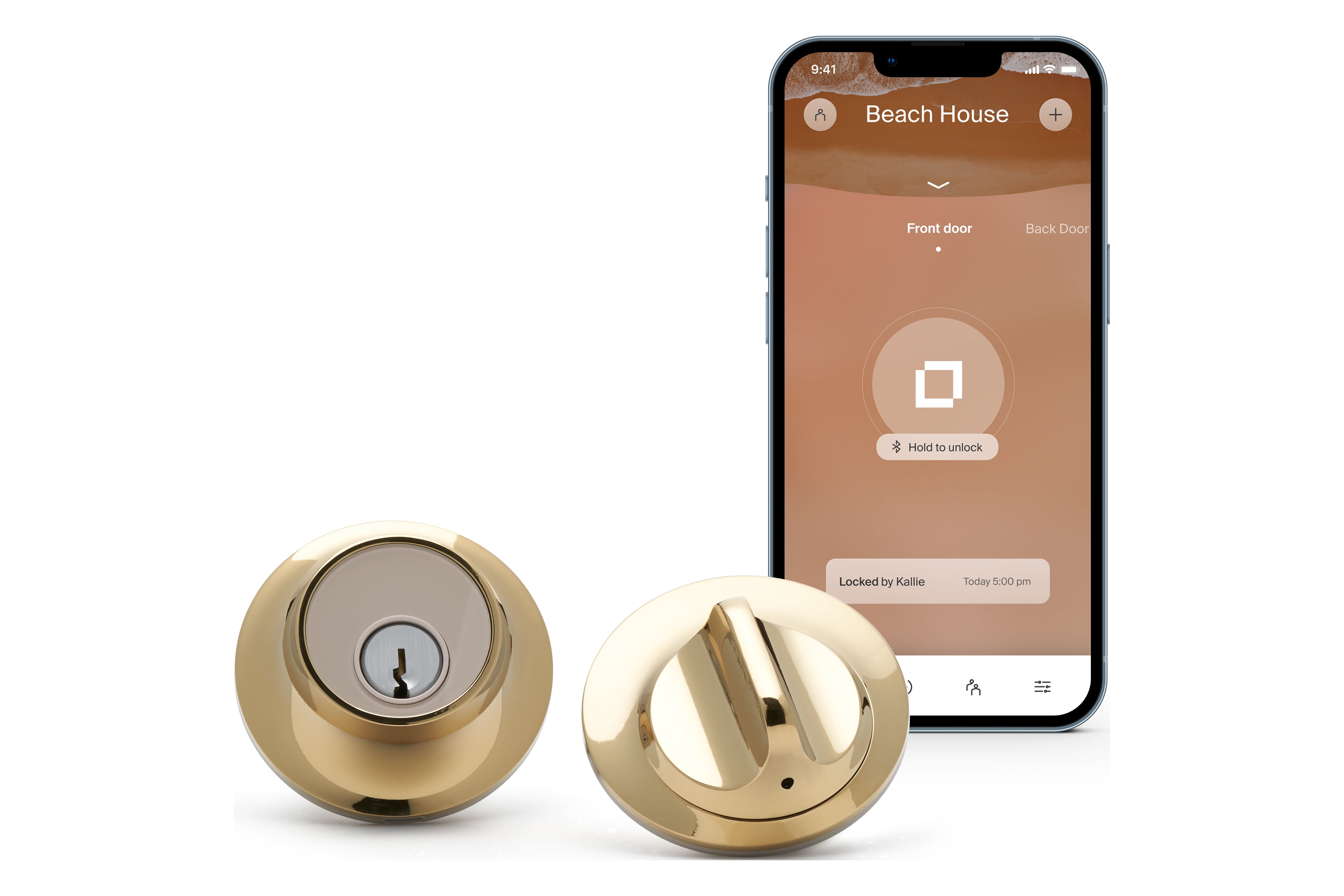 Level Lock Smart Lock - Touch Edition, Keyless Entry Using Touch, a Key ...