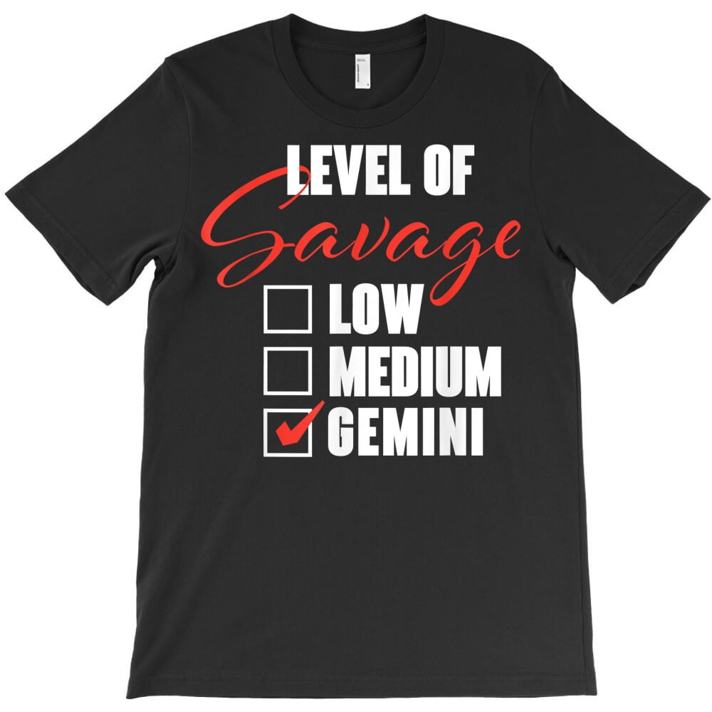 Level Of Savage Gemini Zodiac Sign Astrology Symbol Themed Themed Gift ...