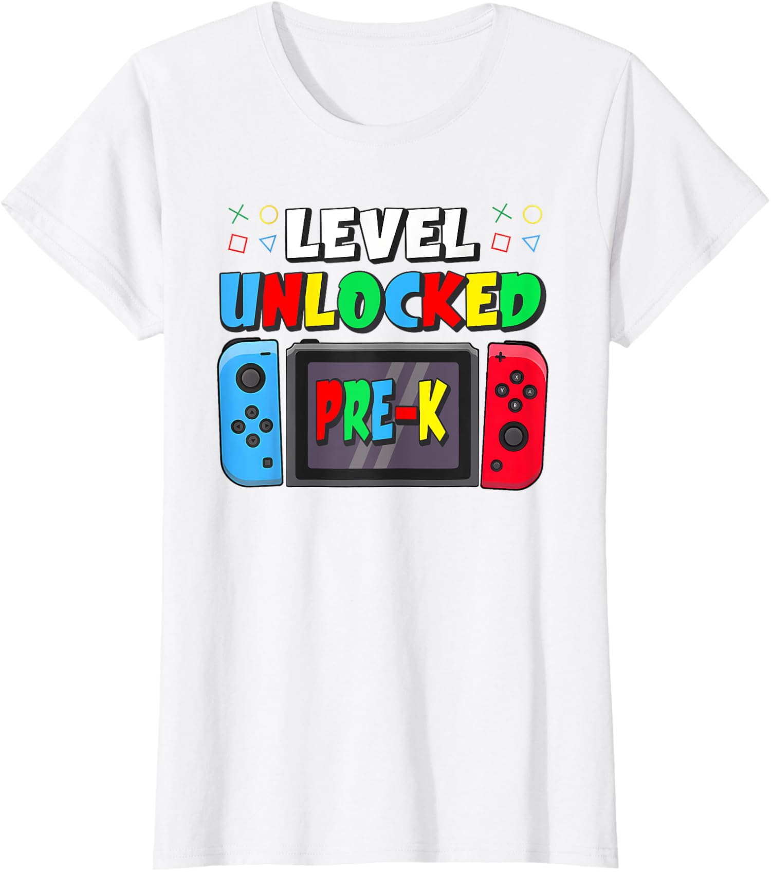 Level Unlocked Pre-K Funny Back to School Gamer Design for Kids and ...