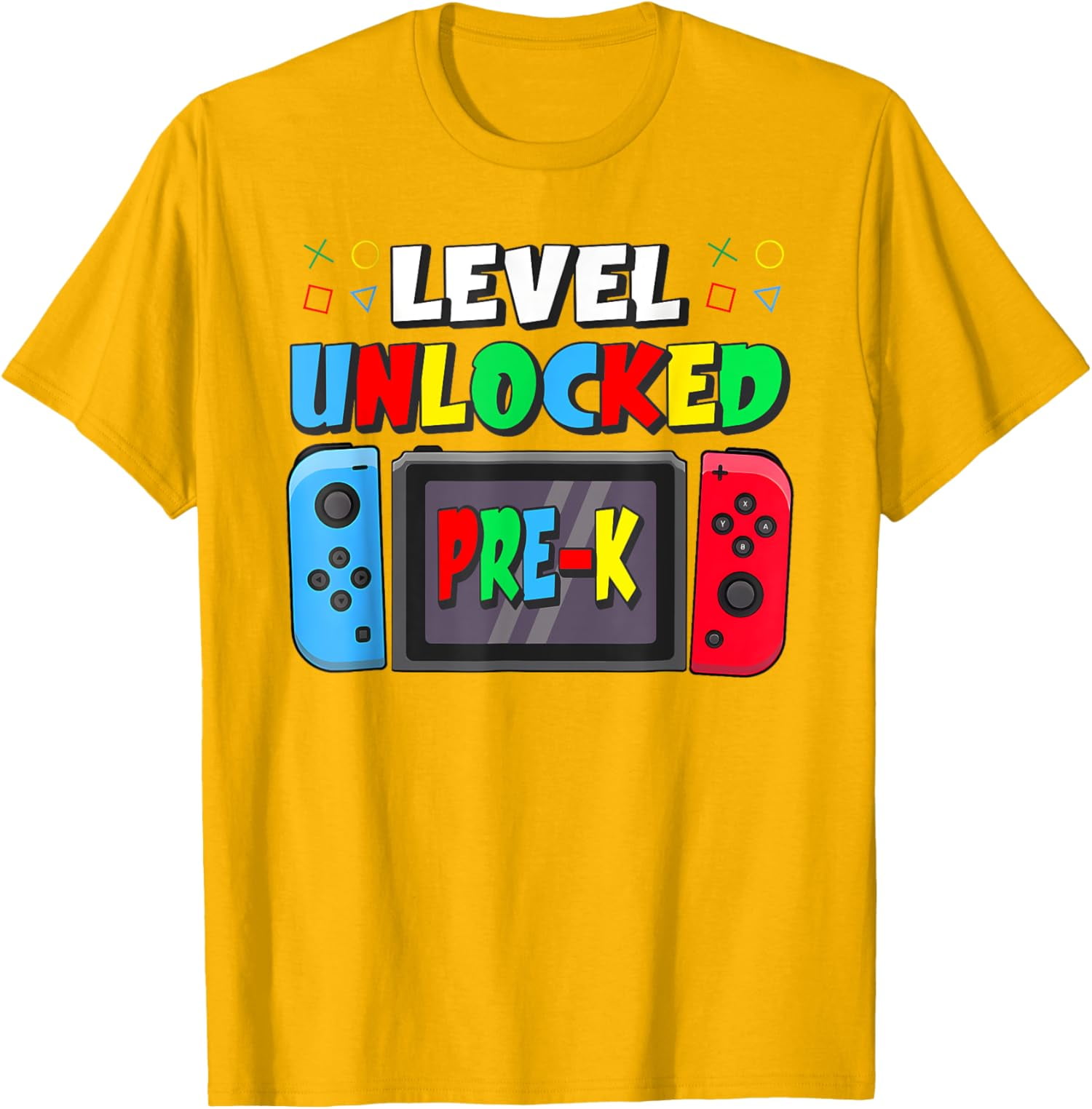 Level Unlocked Pre-K Funny Back to School Gamer Design for Kids and ...