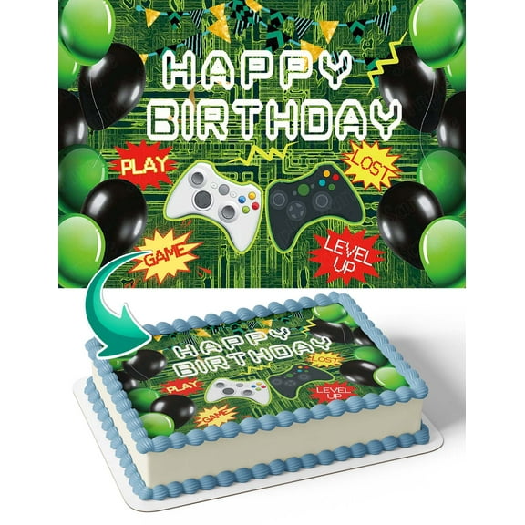 Video Game Birthday Cakes