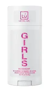 Level Up Girls Deodorant: Aluminum-Free, Alcohol-Free, Paraben-Free, 24 ...