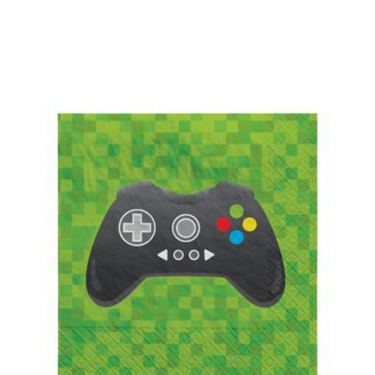 Level Up Video Game Gamer Kids Birthday Party Paper Beverage Napkins ...