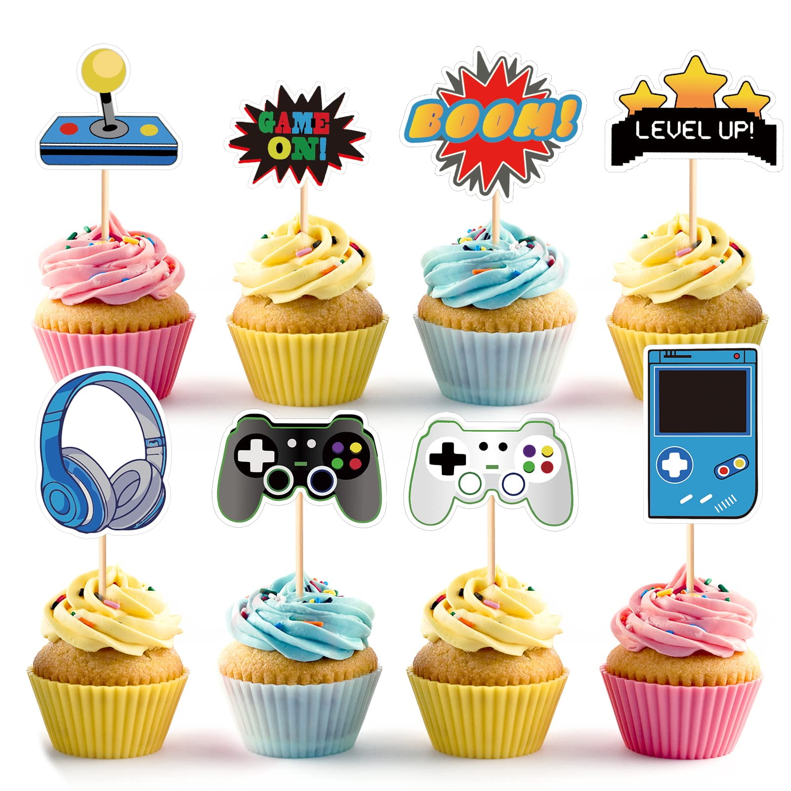 Level Up Your Party with Ultimate Gamer's Delight: 64pcs Video Game ...